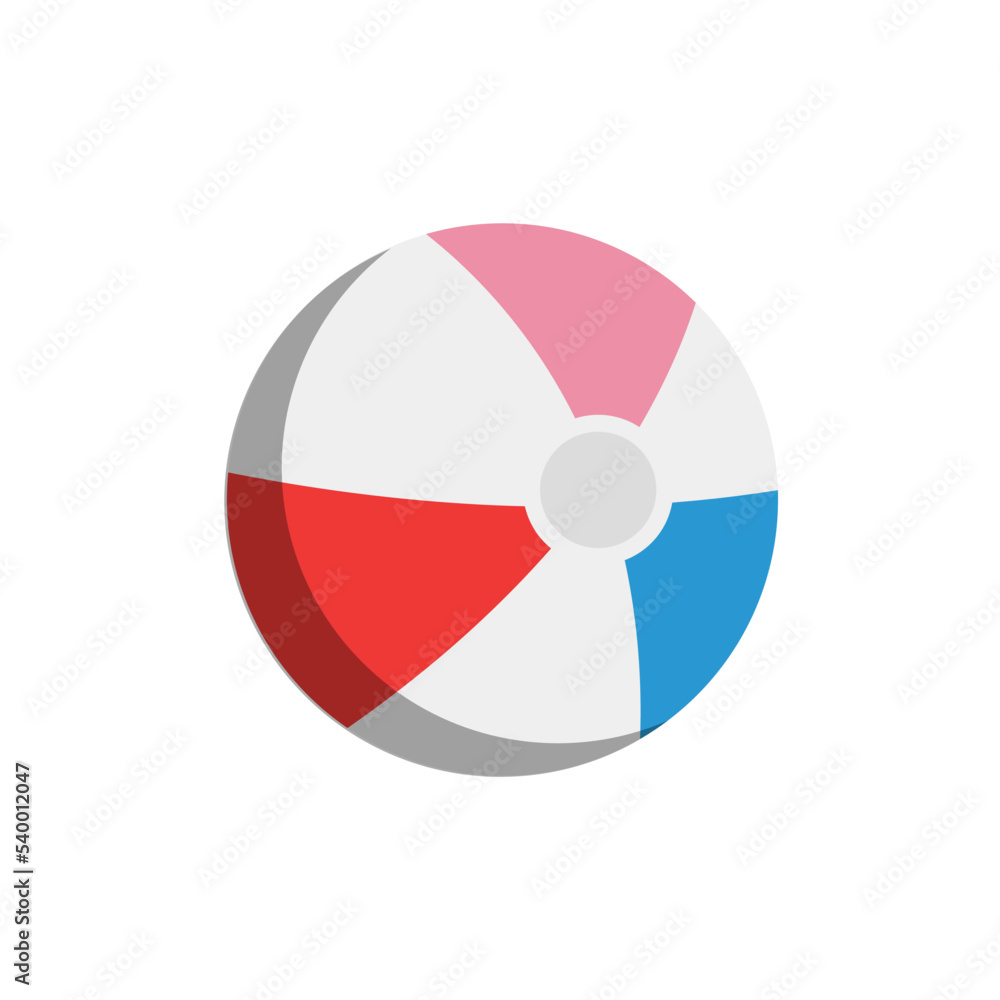 vector colorfull ball illustration design. The ball design with an ...