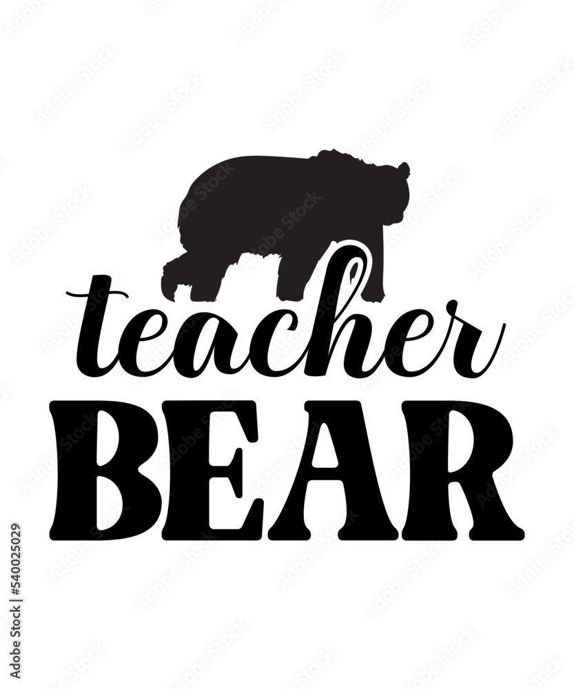 Bear SVG, Animal Svg, Wild bears svg, Bear Clipart, Bear Silhouette ...