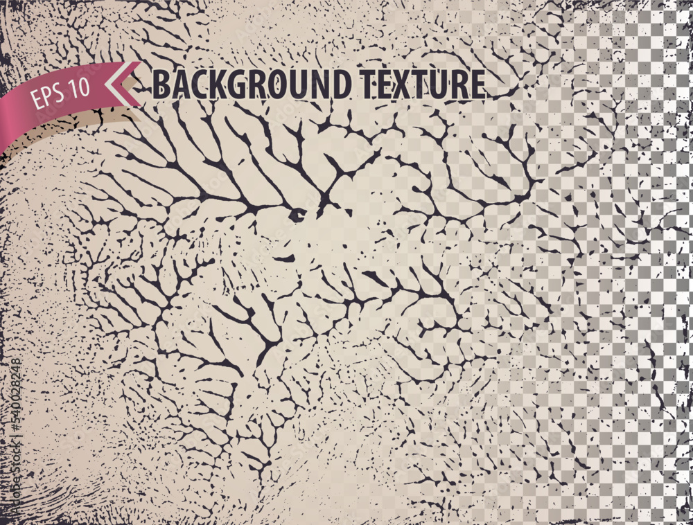 Isolated rough overlay grunge texture with monotype effect. Abstract ...