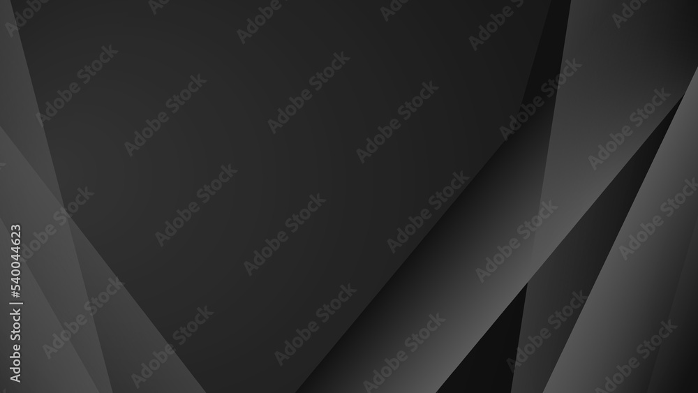 Dark deep black dynamic abstract vector background. Modern creative ...