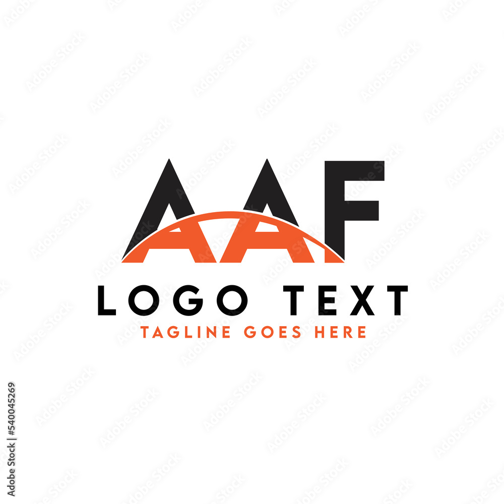 Letter AAF logo design vector template, AAF logo Stock Vector | Adobe Stock