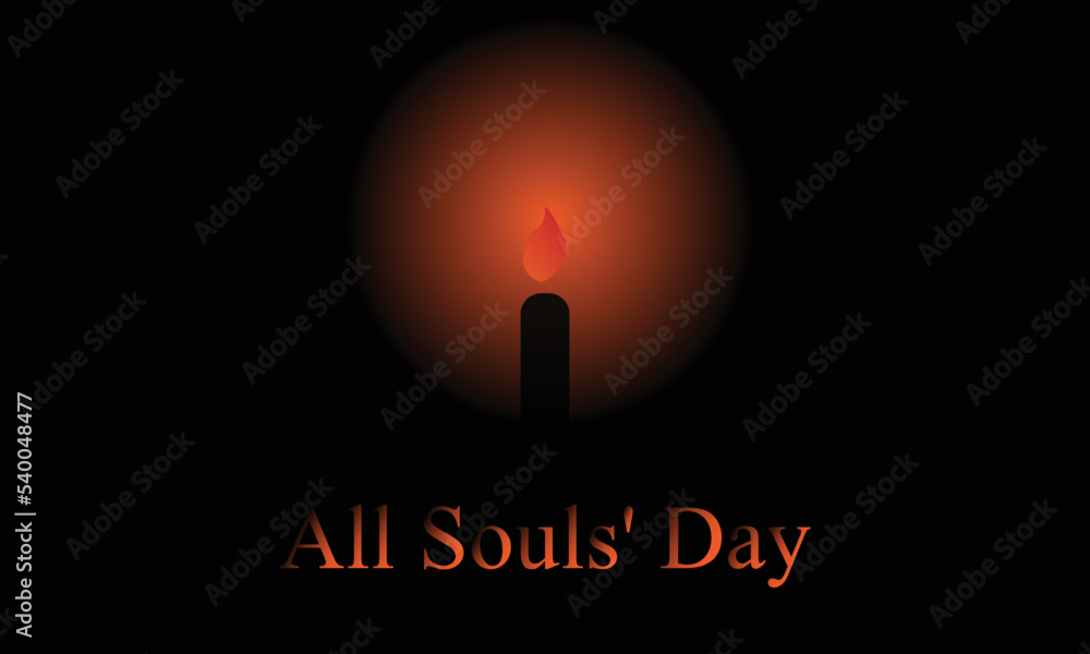 all souls day theme. Perfect for posters, templates, banners, campaigns ...
