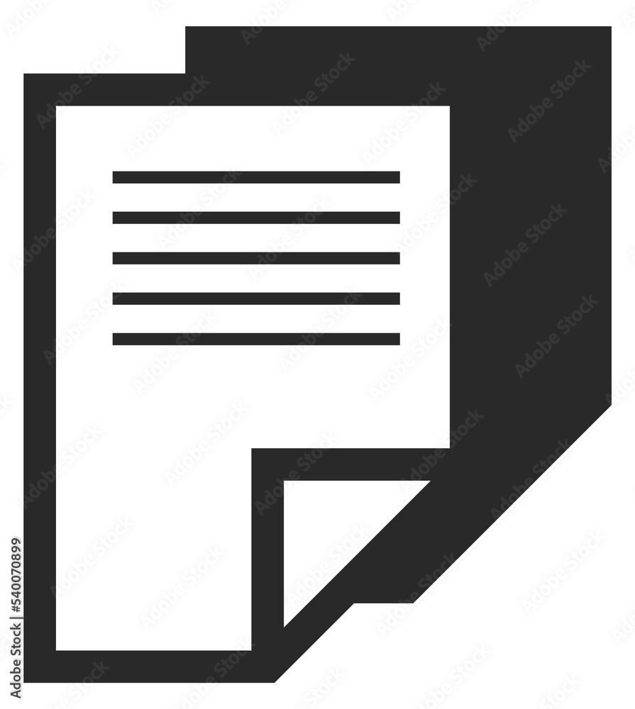 Document copy icon. Two paper pages black symbol Stock Illustration ...