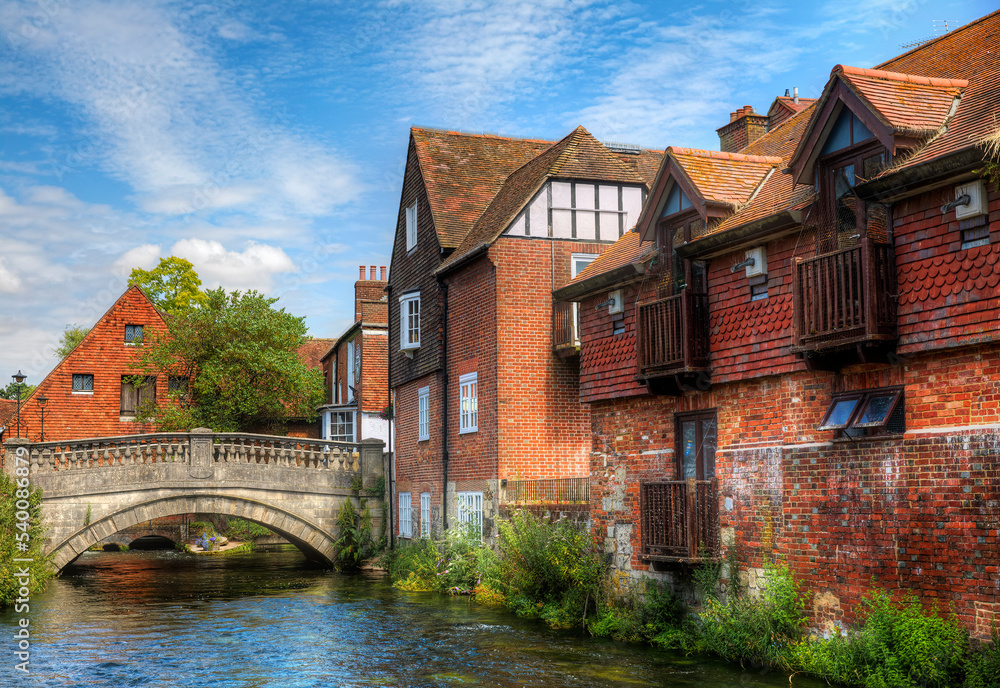 The First City Bridge, Called the Soke Bridge, Crossing the River ...