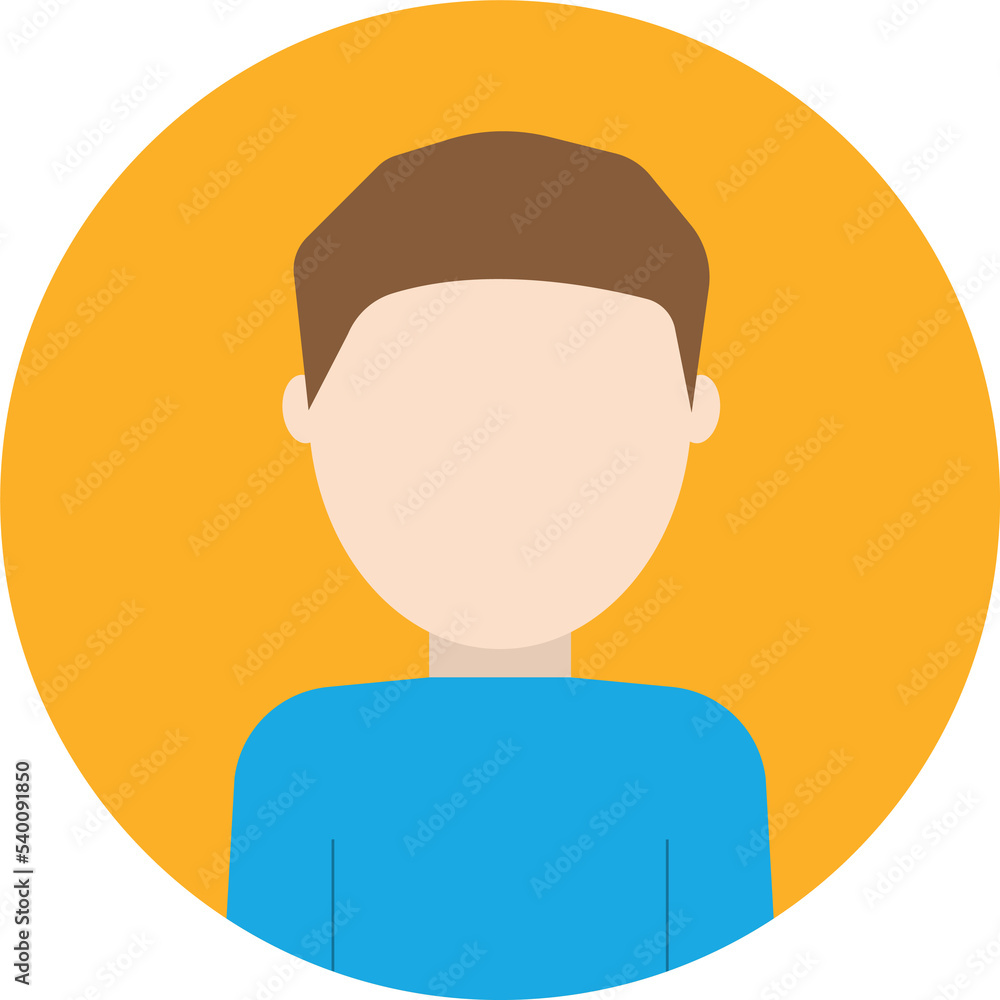 User avatar. Cartoon character in png. Portrait avatar. User face in ...
