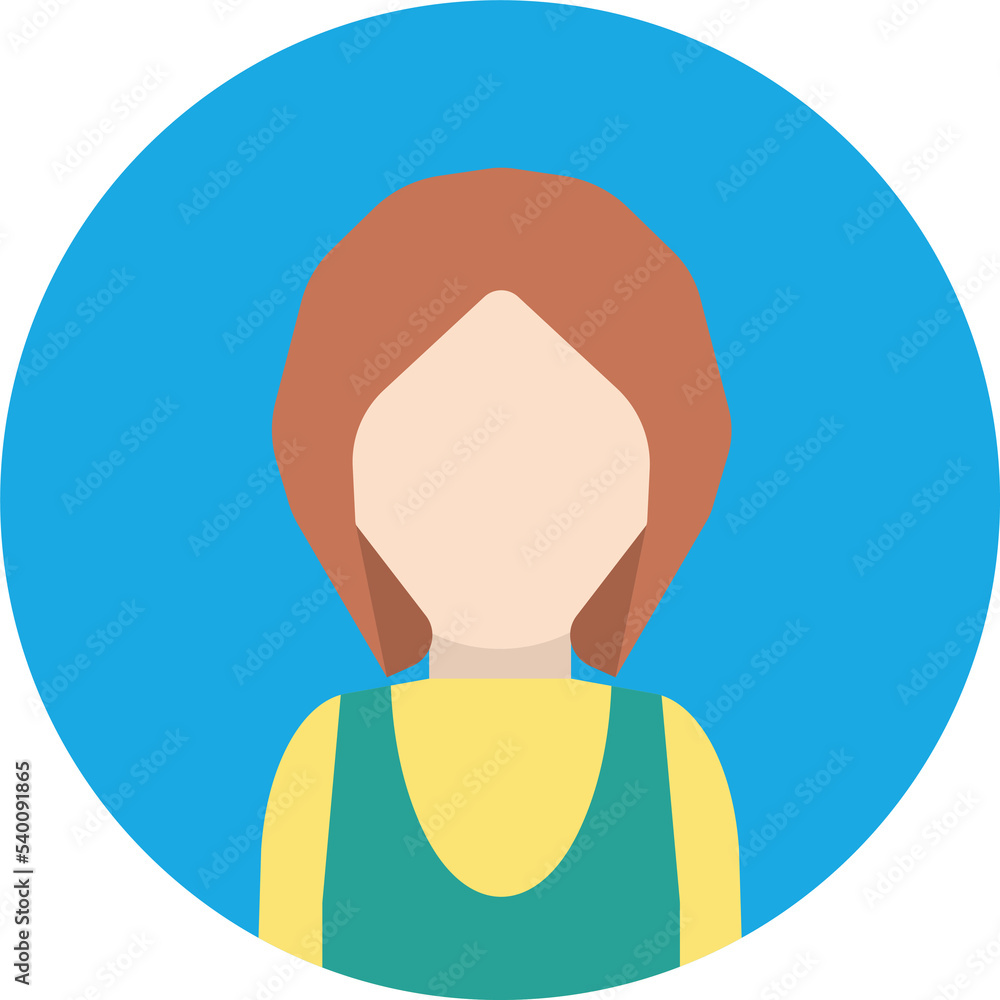 User avatar. Cartoon character in png. Portrait avatar. User face in ...