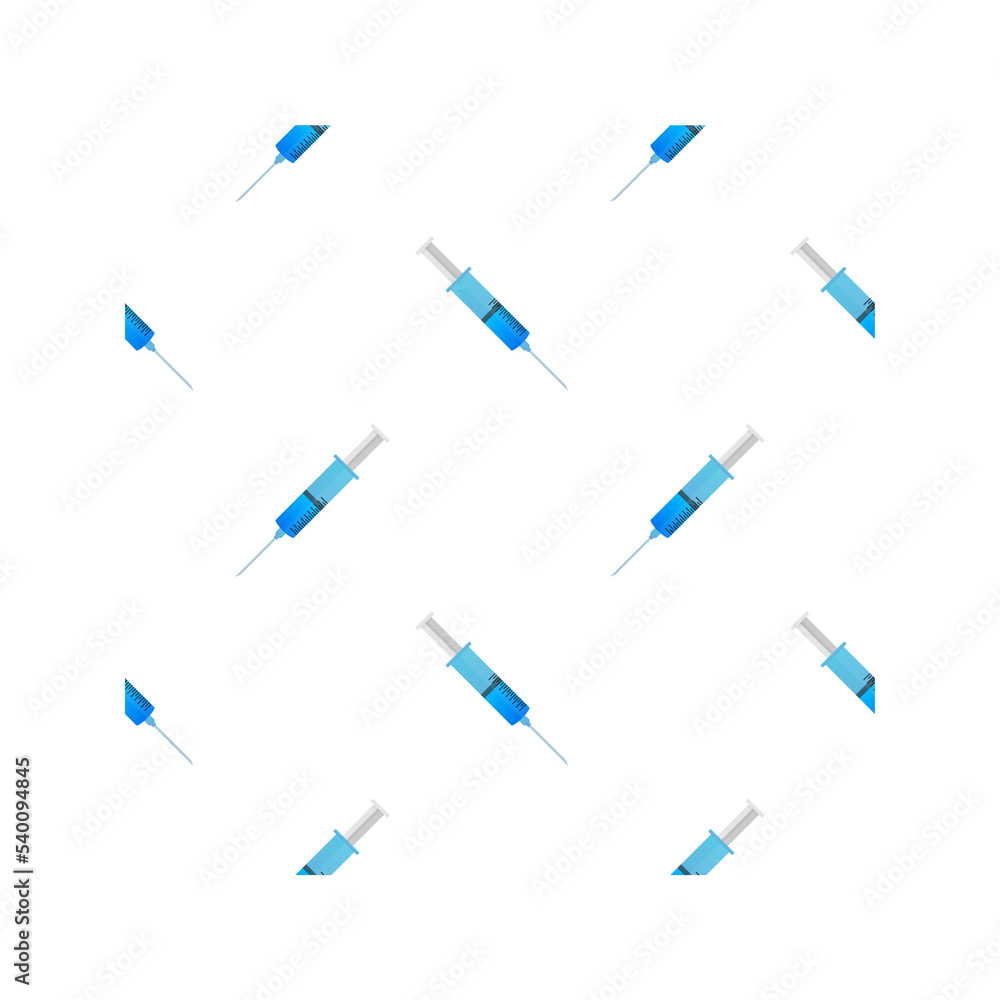 Photo & Art Print Medical syringe pattern, DG-Studio