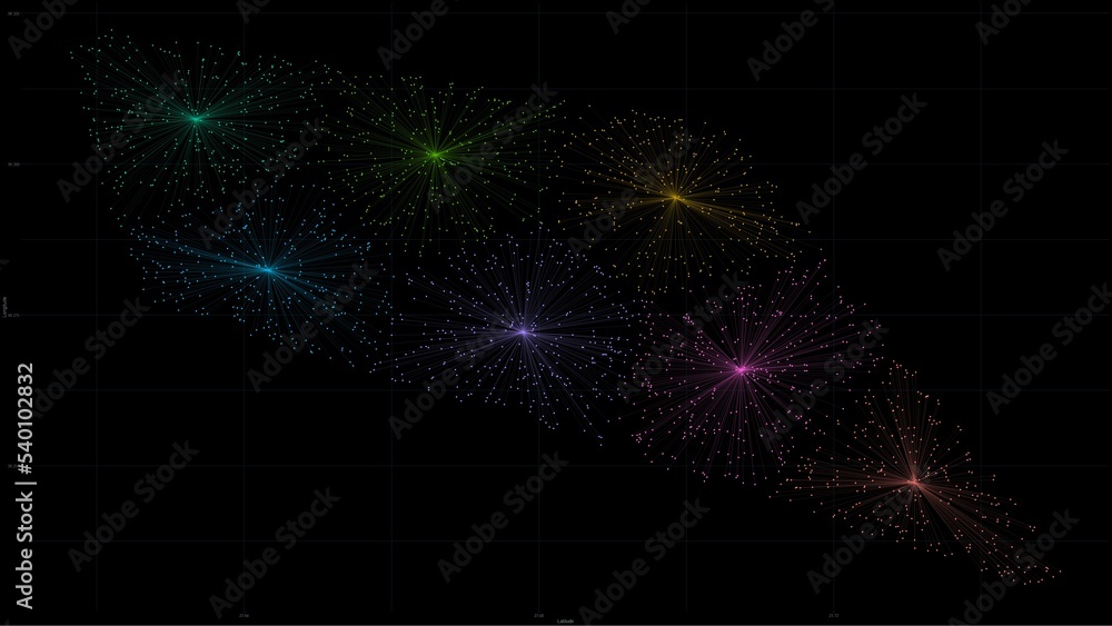 K means clustering with k = 7 Stock Illustration | Adobe Stock