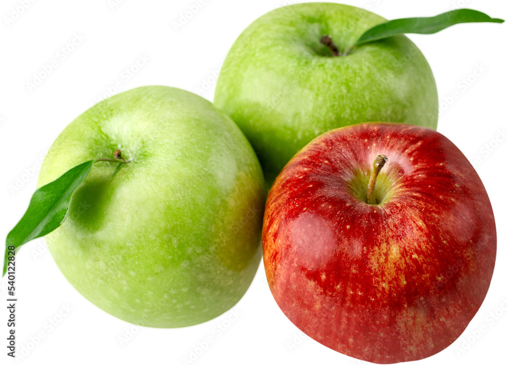Red apple amongst green apples Stock Photo | Adobe Stock