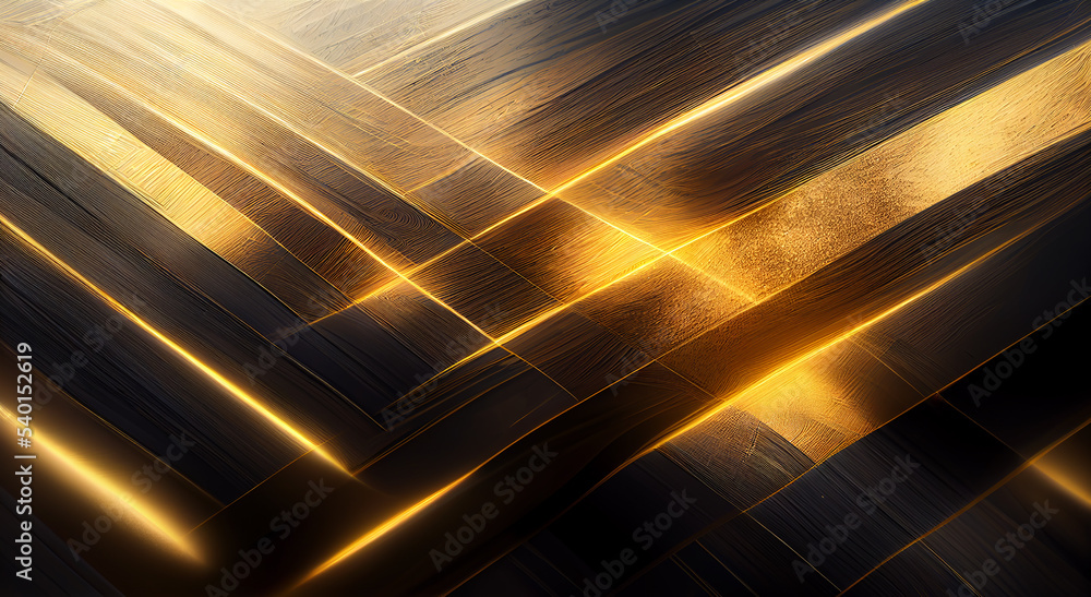 Elegant white overlap brown shade background with line golden elements ...