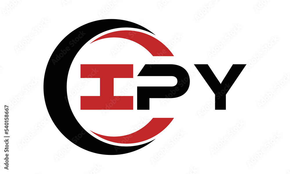 IPY three letter swoosh logo design vector template | monogram logo ...