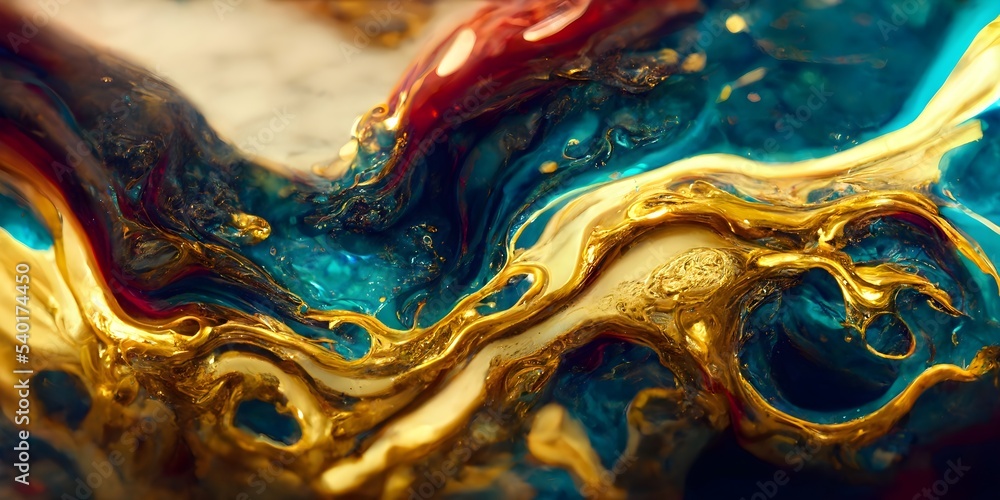Melted Gold Texture