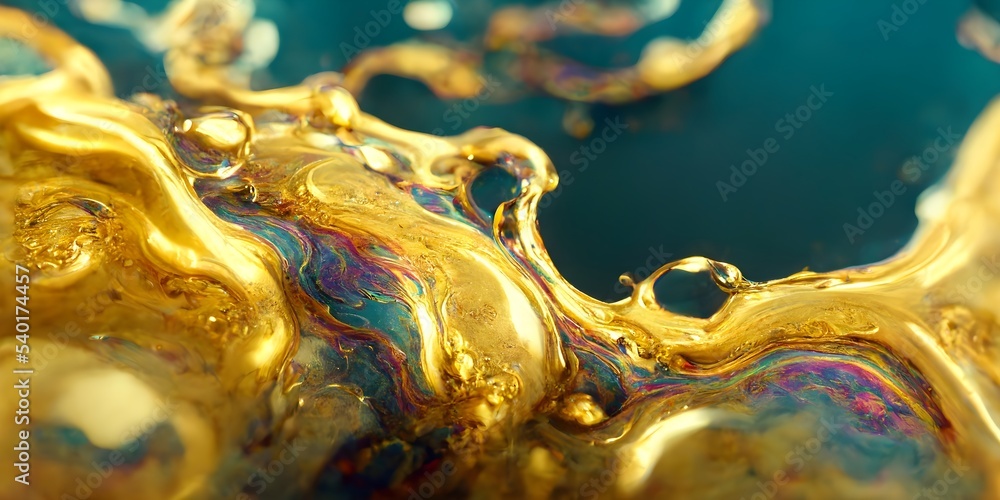 Melted Gold Texture