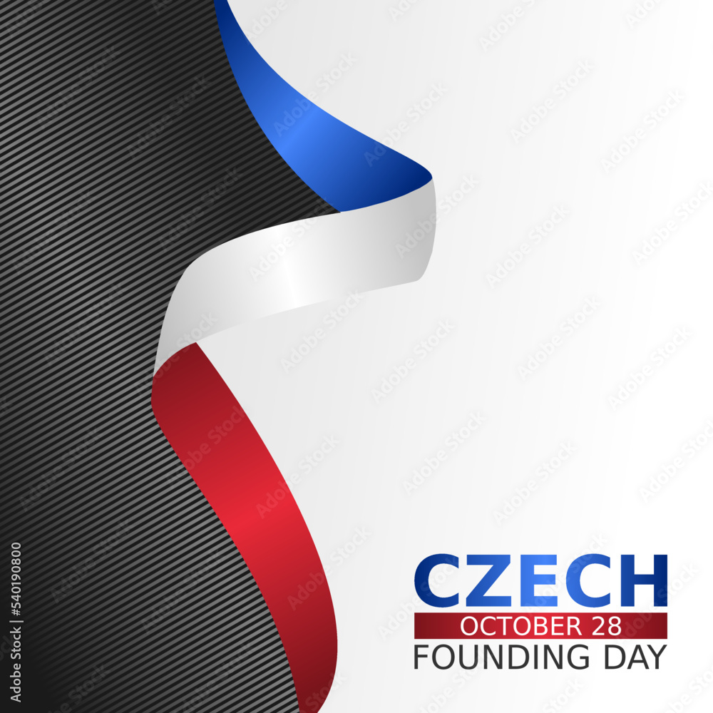 vector graphic of czech founding day good for czech founding day ...