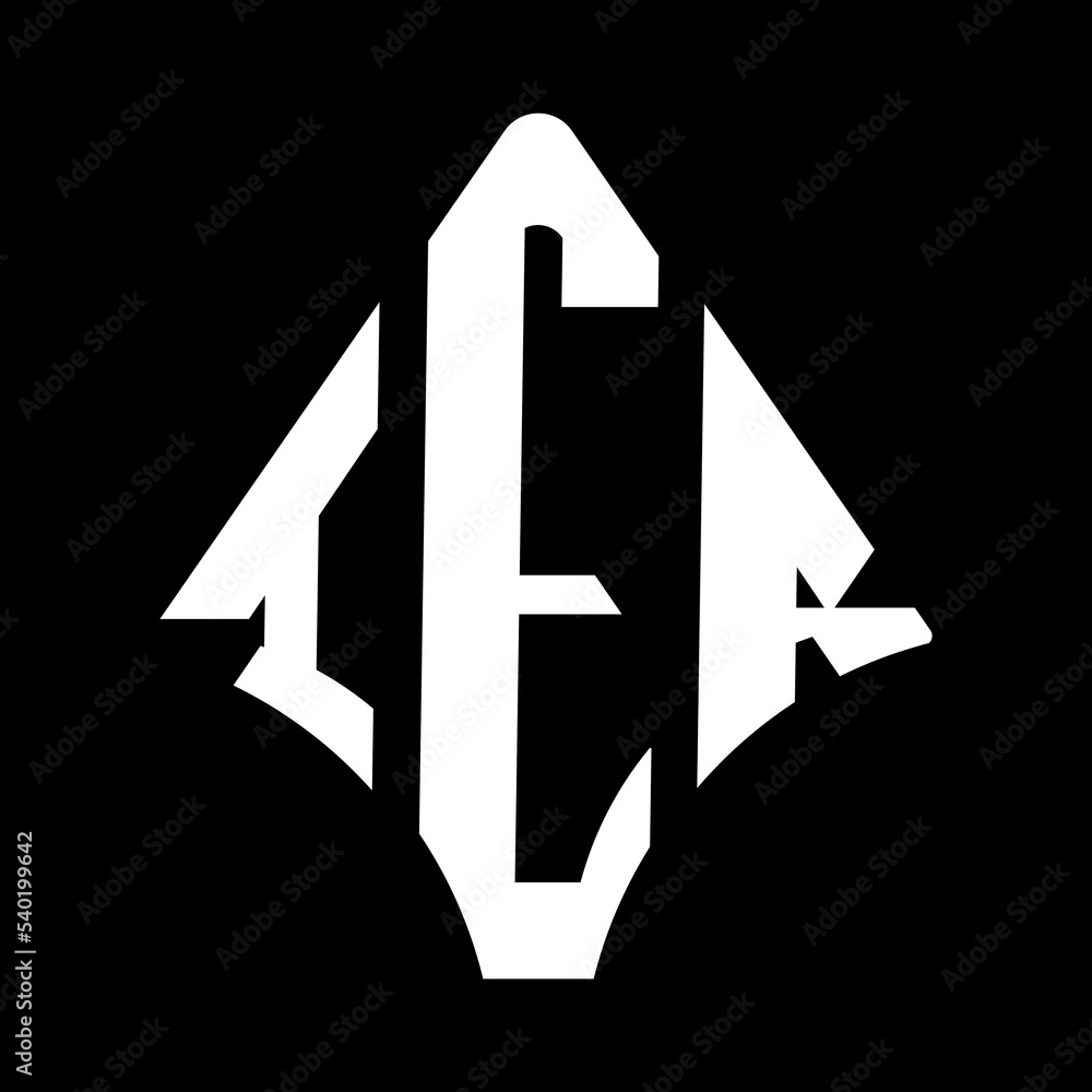 IER logo. IER logo letter logo design vector image. IER letter logo ...