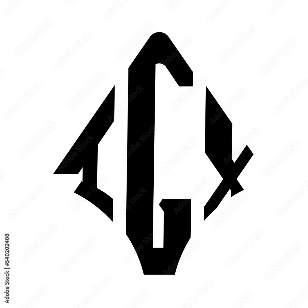 IGX logo. IGX logo letter logo design vector image. IGX letter logo ...