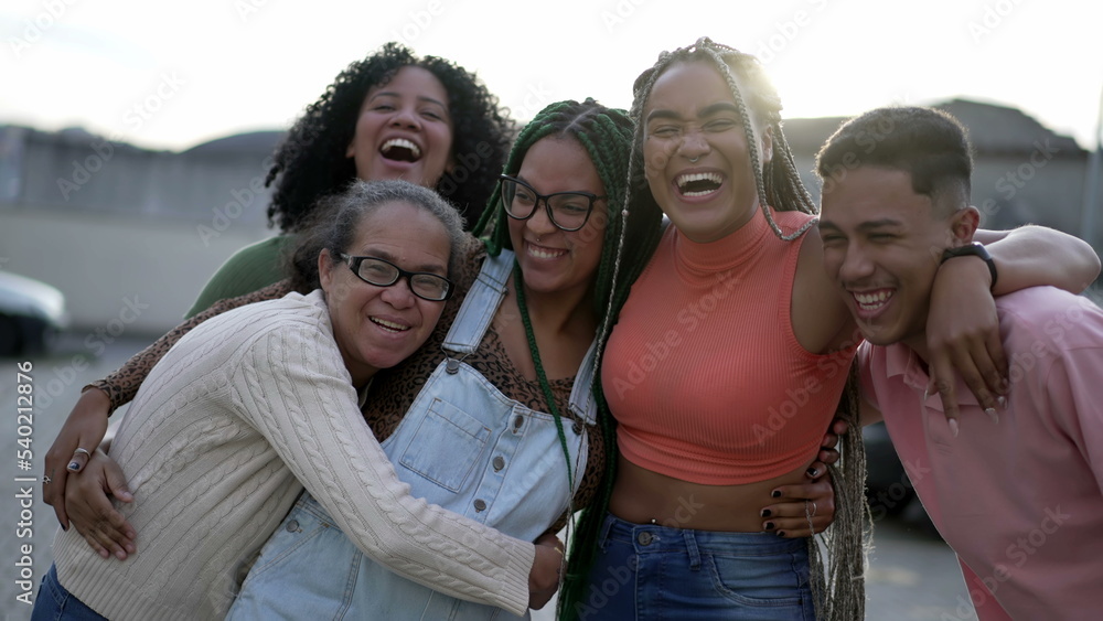 Group Of American People