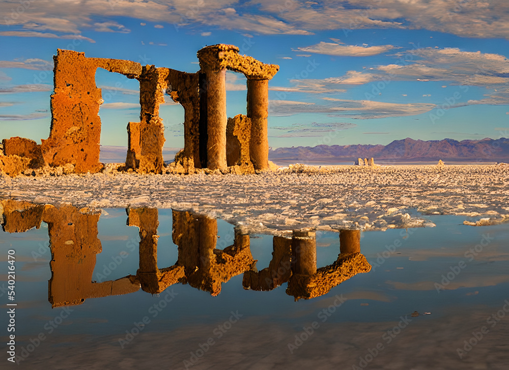 Foto de Beach Cloud Dry Cracked Crack Sky Lake Summer Salt Clouds ...