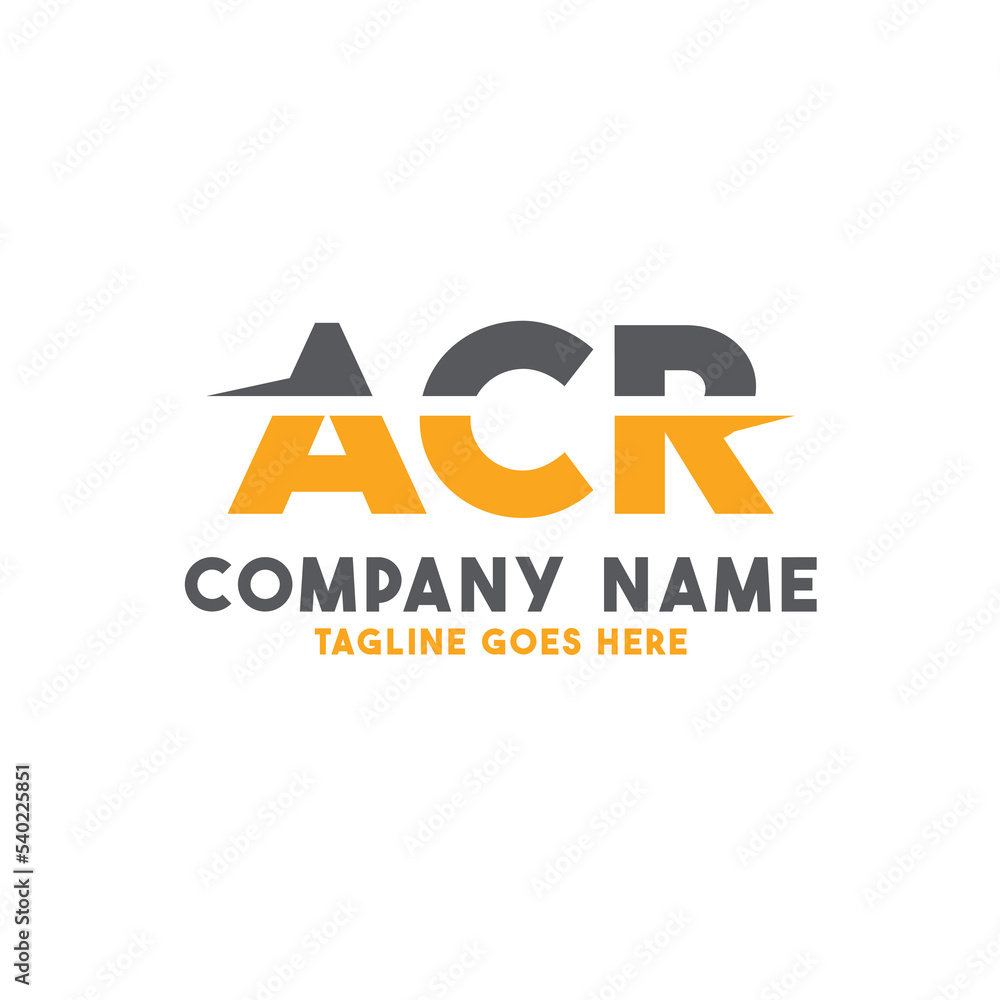 Letter ACR logo design vector template, ACR logo Stock Vector | Adobe Stock