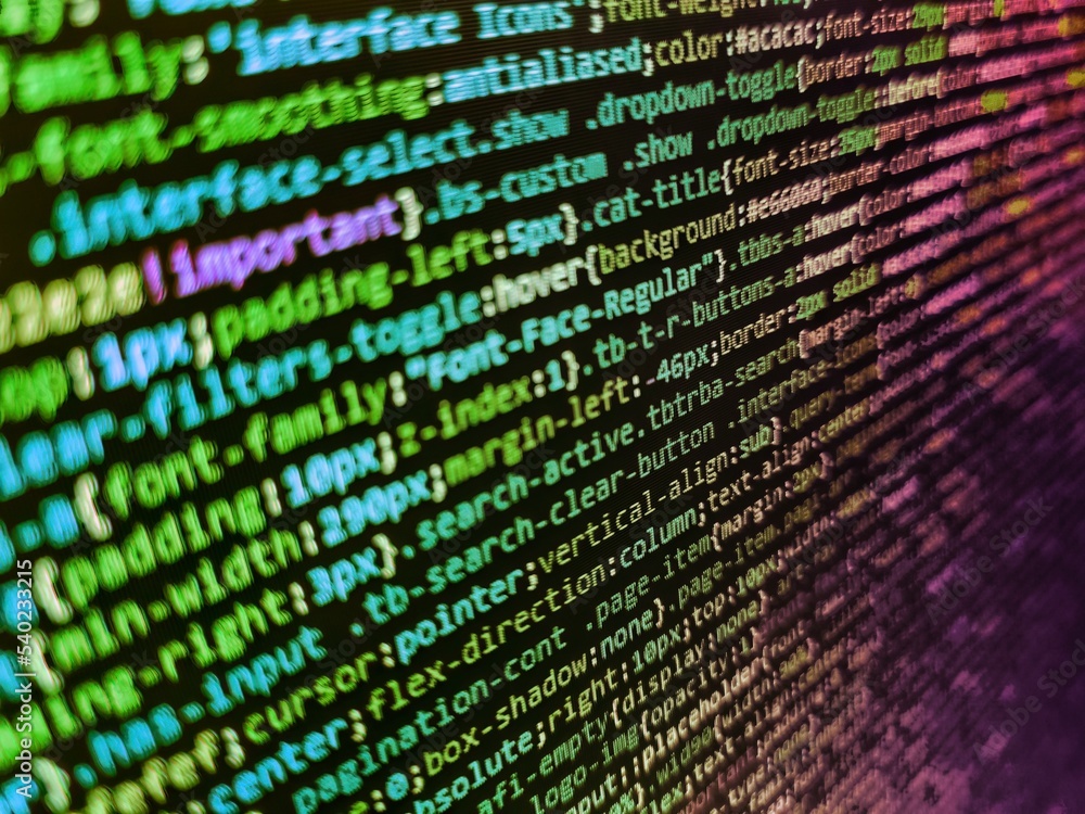 Abstract information digital technology modern background. PHP ...