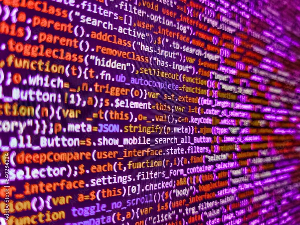 Technology Concept Hex Code Digital Background Programmer Developer Screen Coding Css On