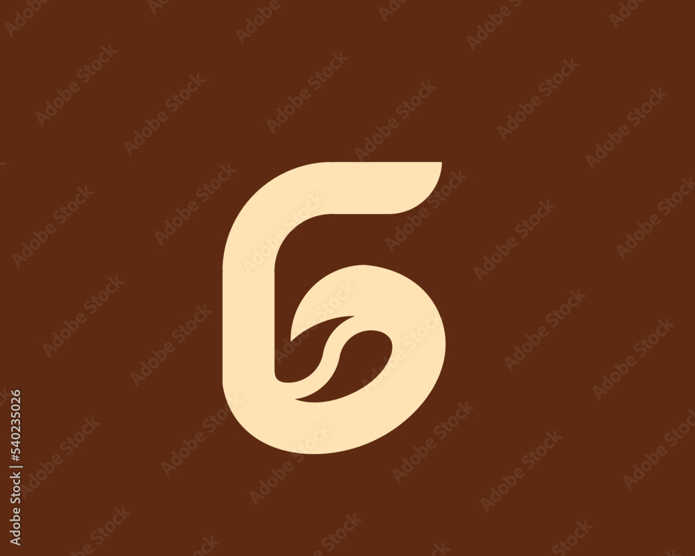 Letter G coffee logo Stock Vector | Adobe Stock