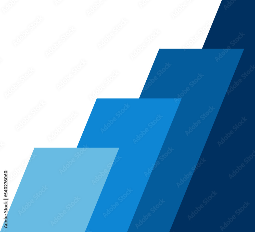 Blue Parallelogram Corner Shape (10) Stock Vector | Adobe Stock