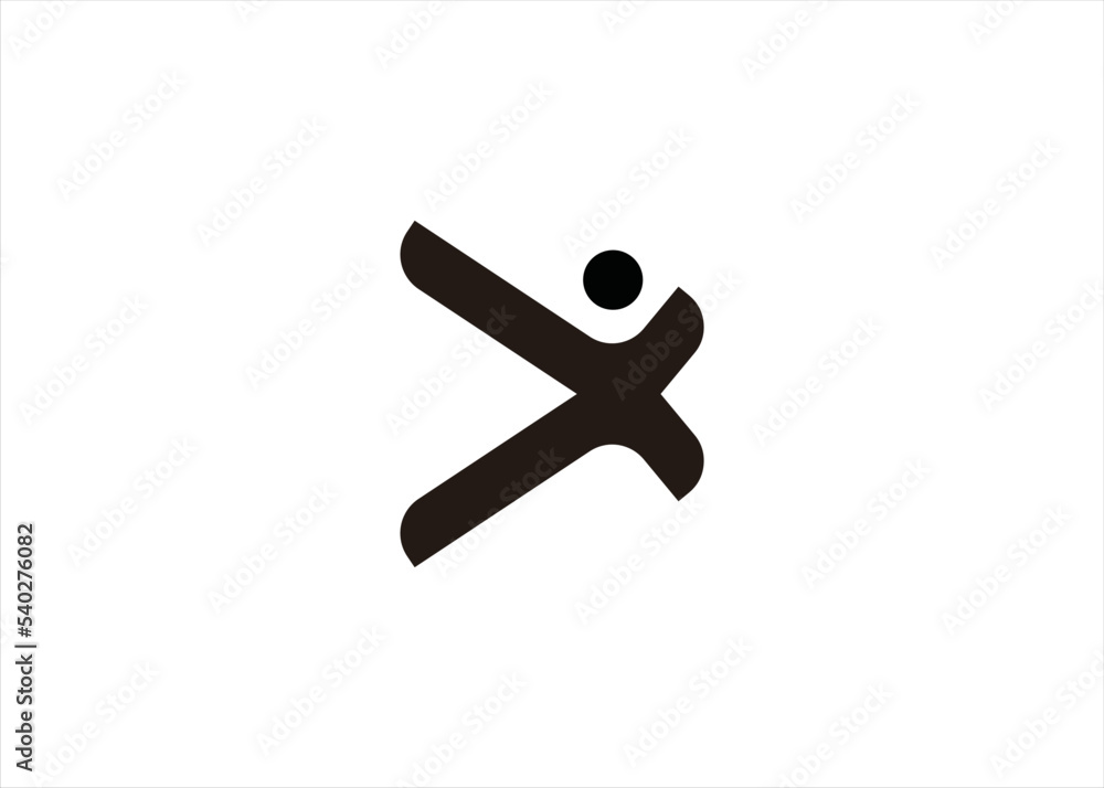 people human body movement logo icon symbol Stock Vector | Adobe Stock