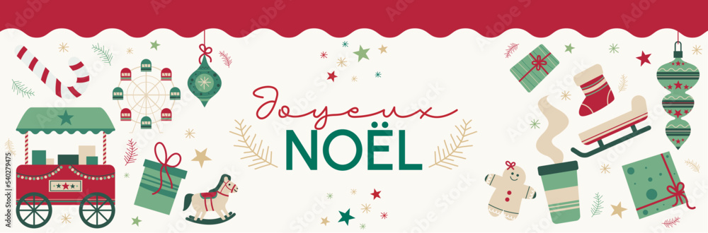 Joyeux Noël - Bannière - Illustrations et textes autour des fêtes de ...