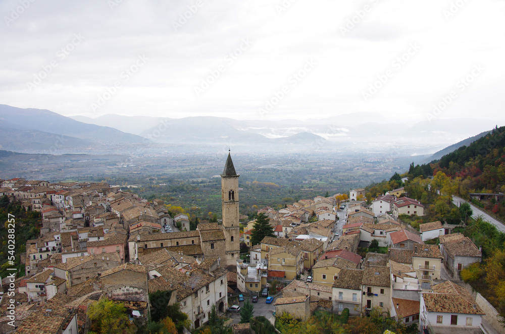 Overview of Pacentro (AQ) - One of the most beautiful villages in Italy ...