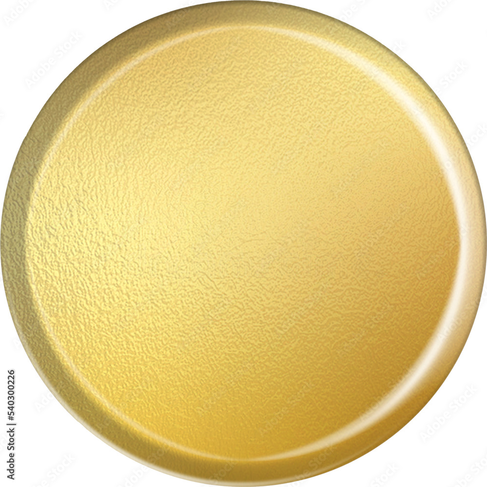 Gold foil texture 3d button stamp, golden elegant shiny metallic ...