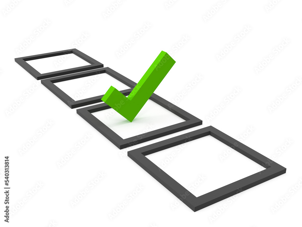 Check Mark Symbol and List Stock Illustration | Adobe Stock