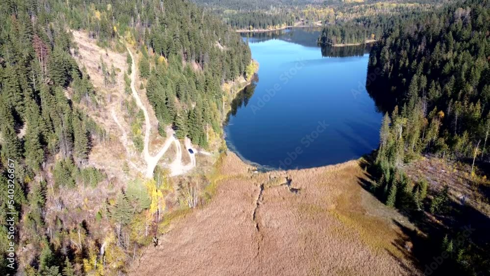 Harper Lake BC Drone Footage Stock Video | Adobe Stock