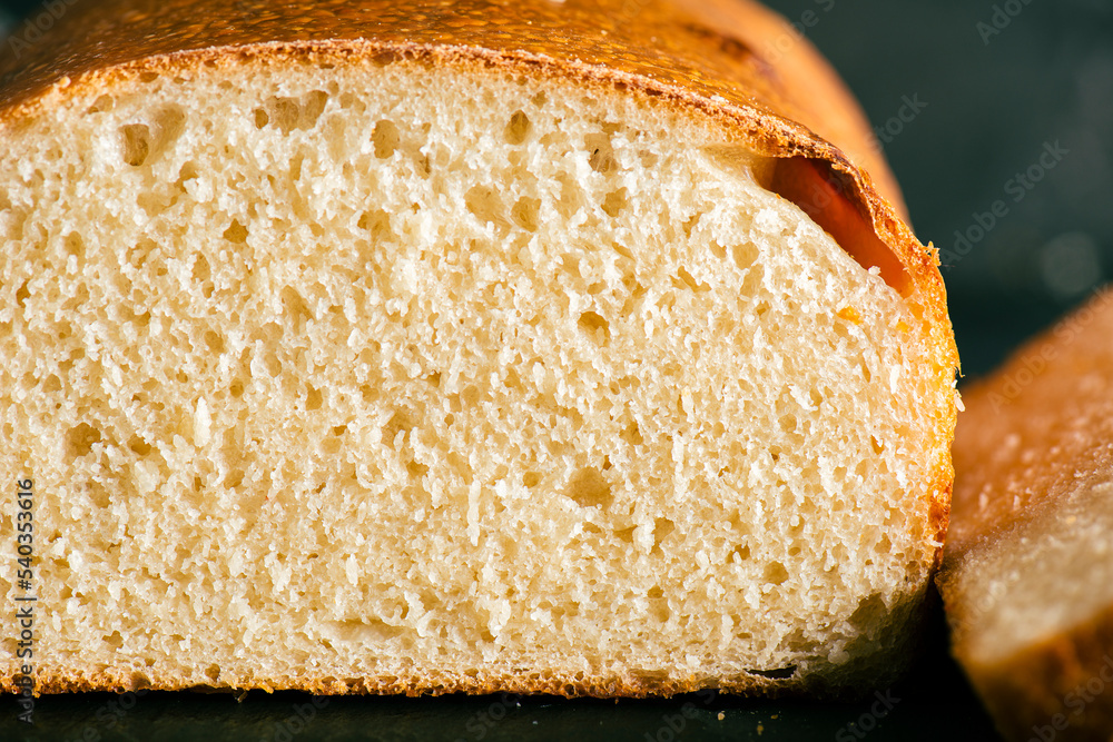 Pain de mie is a loaf of white bread with a thin, soft crust. It is ...