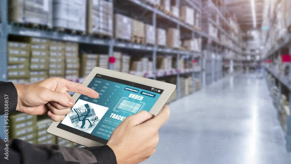 Warehouse management deft software in computer for real time monitoring ...