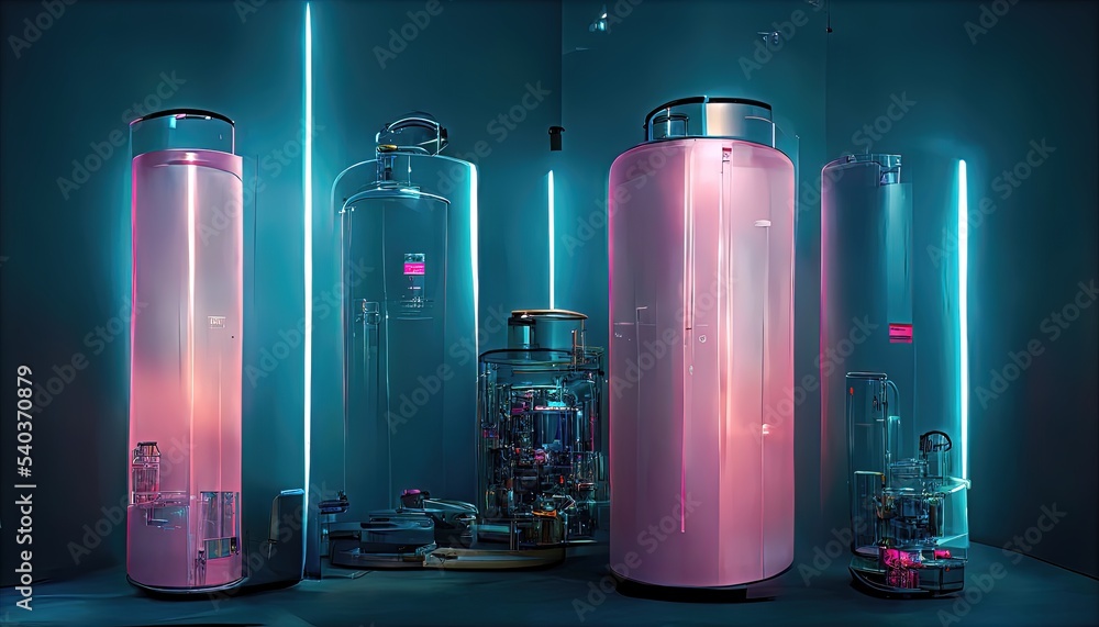 Modified Capsule Cylinder, concept art with an elegant, classy retro ...