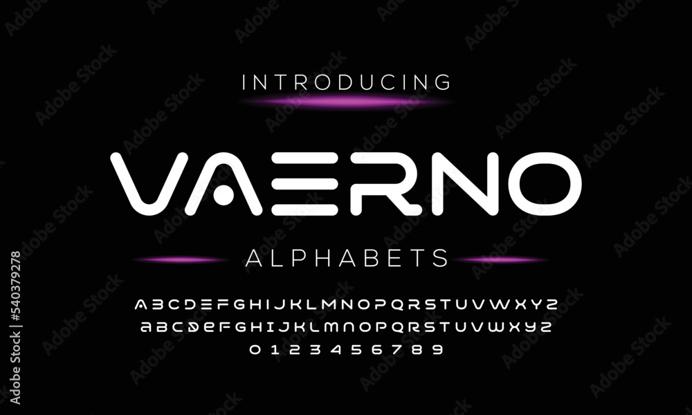 VAERNC,Elegant alphabet letters font and number. Classic Lettering ...