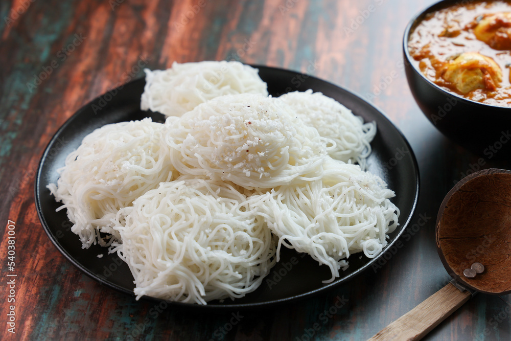 Noolappam Idiyappam rice noodles a popular traditional steam cooked ...