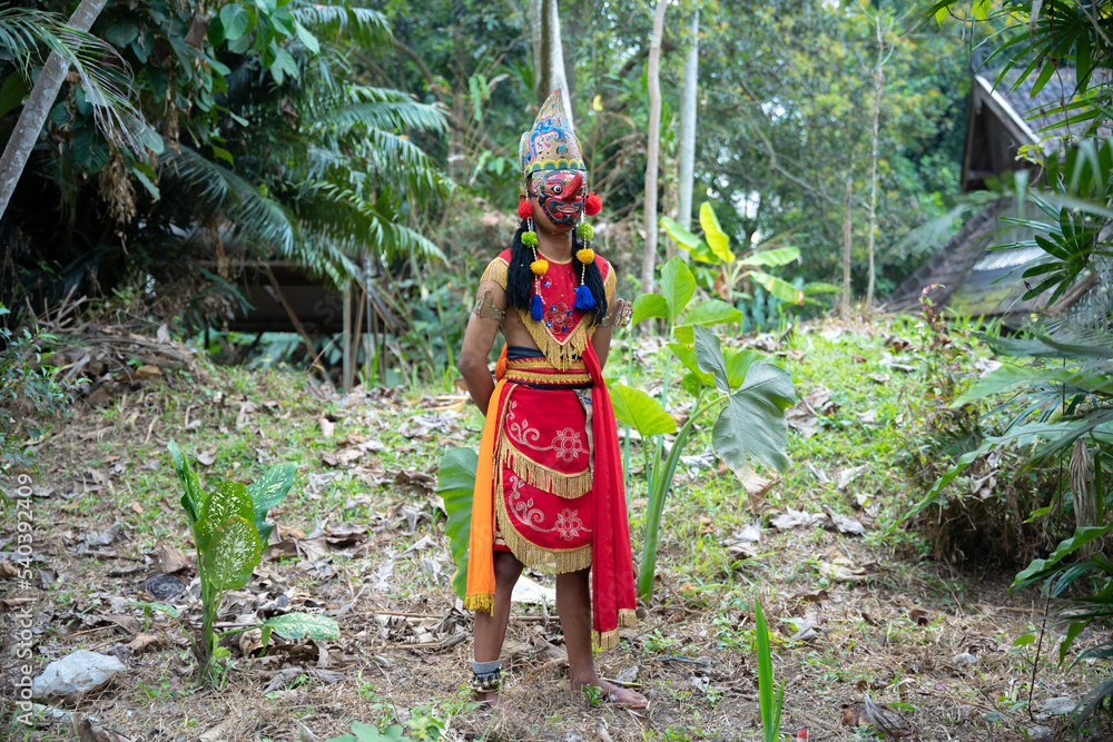 Bapang is a traditional dance from Java which performed using mask. The ...
