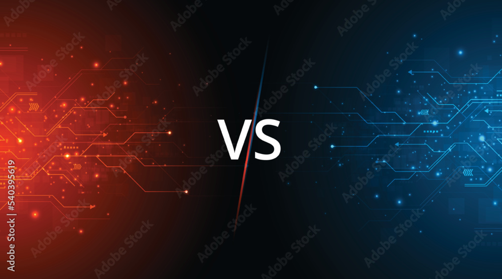 Battle or competition background concept. illustration blank template ...