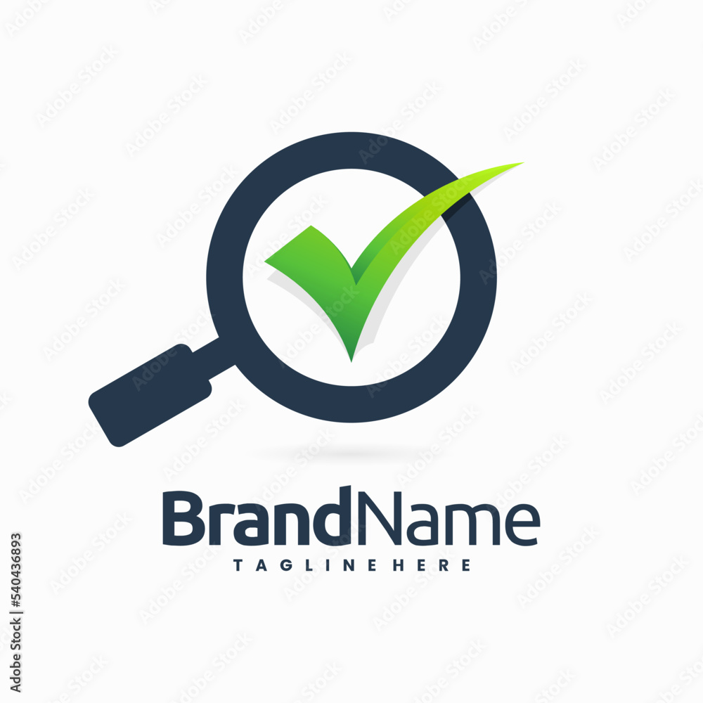 scanning logo design Stock Vector | Adobe Stock