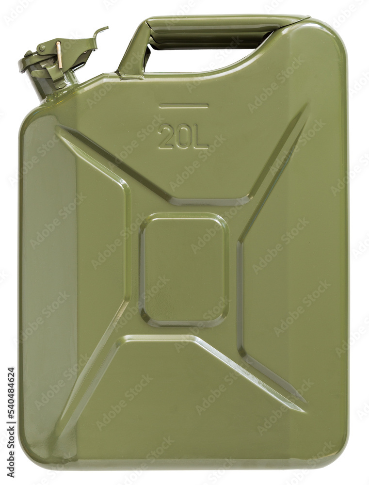 Jerrycan side view, PNG isolated on transparent background Stock Photo ...