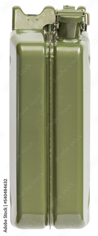 Jerrycan side view, PNG isolated on transparent background Stock Photo ...