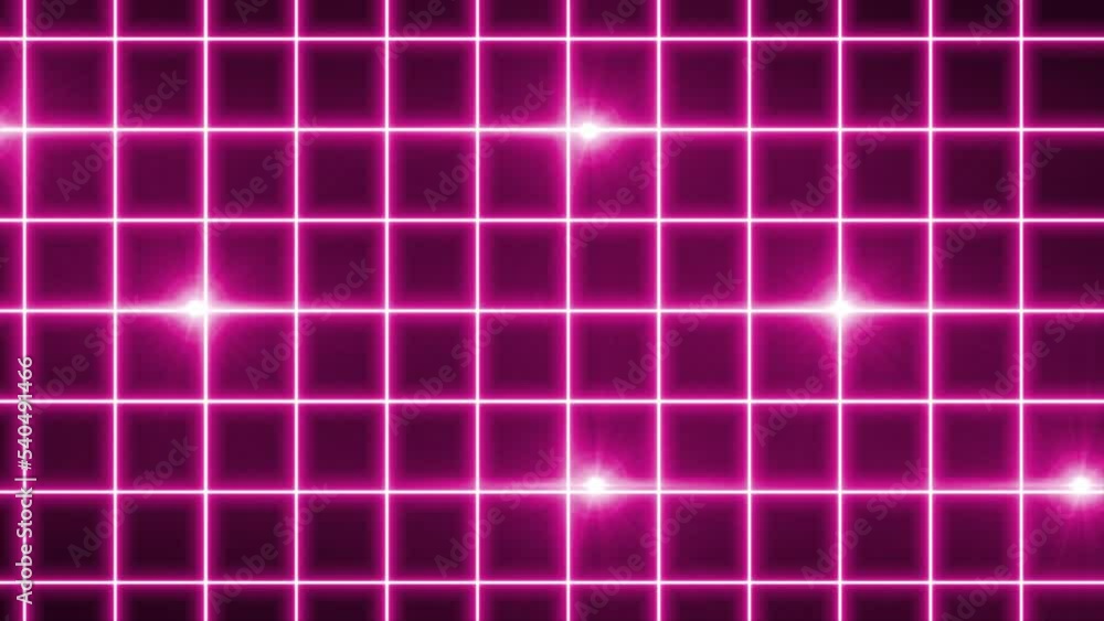 Si-fi Retro Background, High Tech Digital Glowing Retro Background With ...