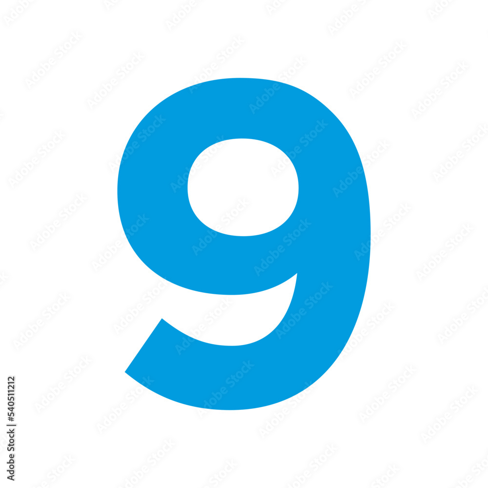 Number symbol design vector illustration. Stock Vector | Adobe Stock