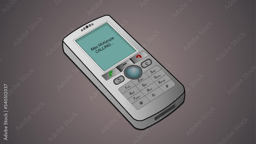 3d phone ringing background and 3d animation, call, communication Stock ...