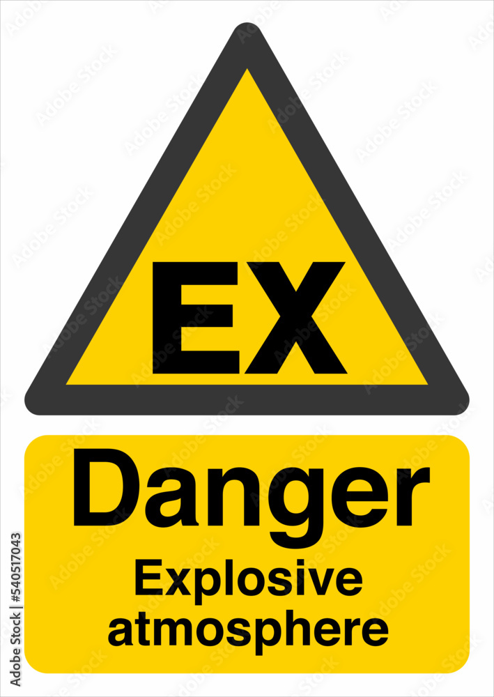 Safety Warning Sign Flammable Hazard ISO 7010 Standards Danger ...