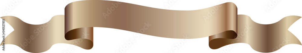 vector satin curved ribbons of different colors of gradient coloring on ...