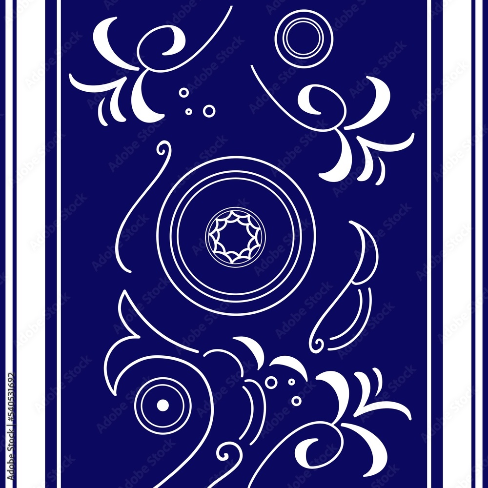 the first pattern that humans use to decorate cloth Distinctive with a ...