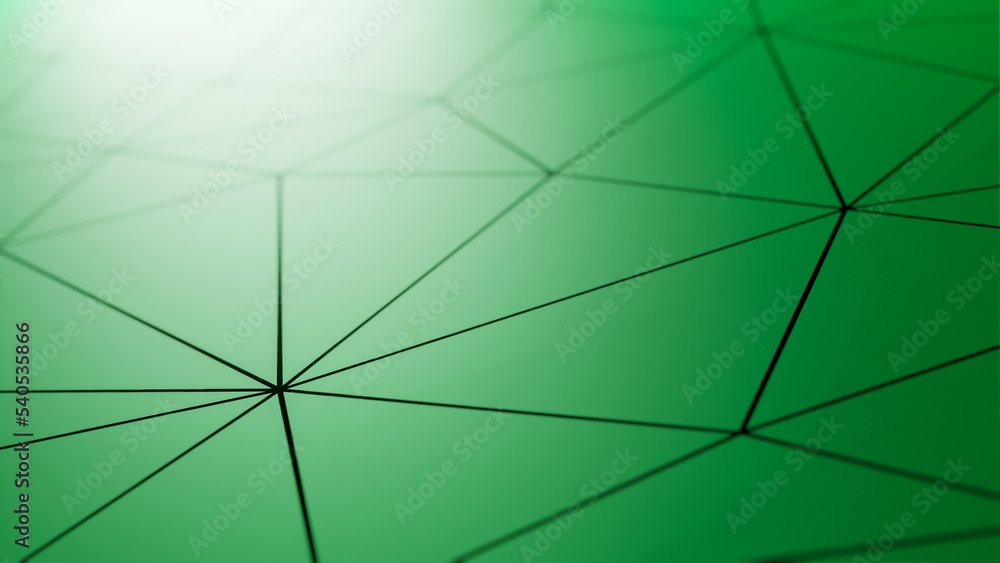 Green polygons background, polygonal abstract wallpaper with geometric ...